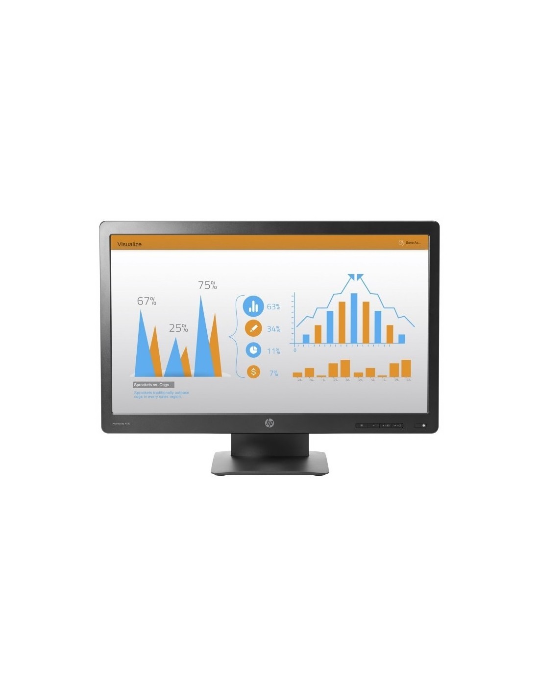 Ecran HP Pro Display P232 23" FULL HD K7X31AS prix tunisie - Price.tn