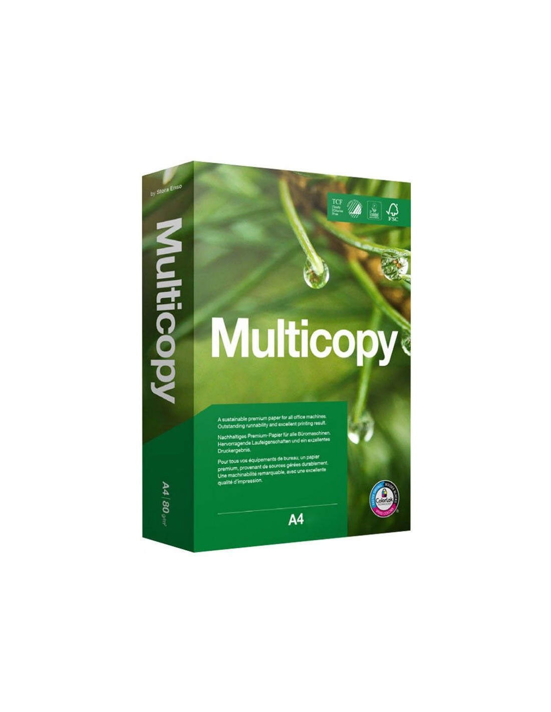 RAME PAPIER MULTICOPY A4 500 FEUILLES 80G M BLANC RPMC80 Prix