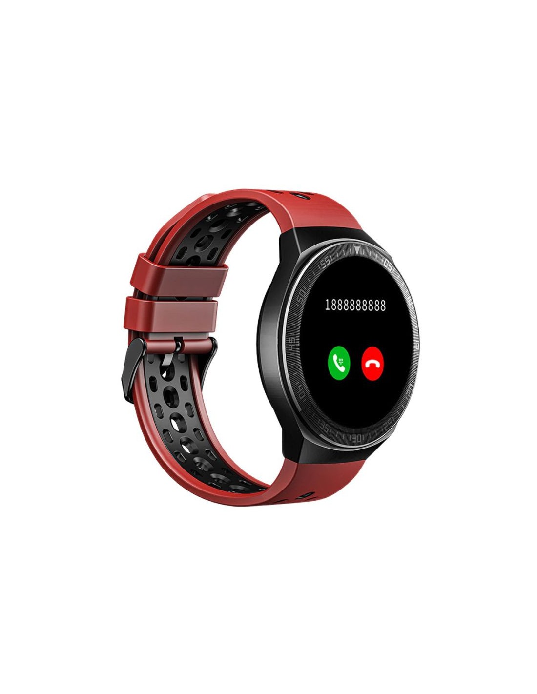 Montre Connectée COLMI MT3 - Rouge Écran Tactile HD| Oxtek
