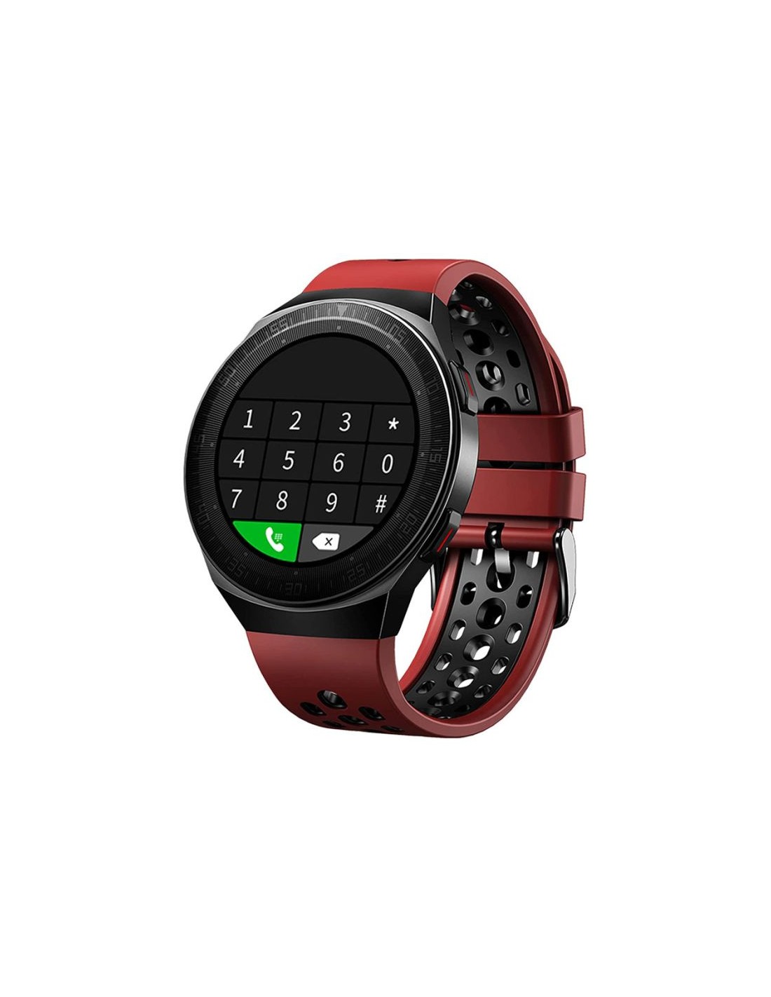 Montre Connectée COLMI MT3 - Rouge Écran Tactile HD| Oxtek