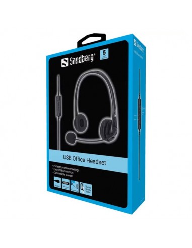 Casque Filaire SANDBERG 126-12 USB - Noir